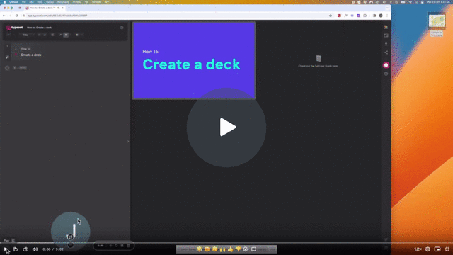 How to: Create a Slide Deck