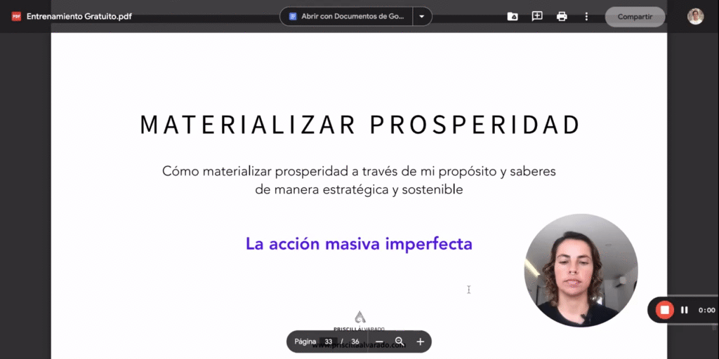 La acción masiva imperfecta - Entrenamiento Gratuito · GRUPO ...