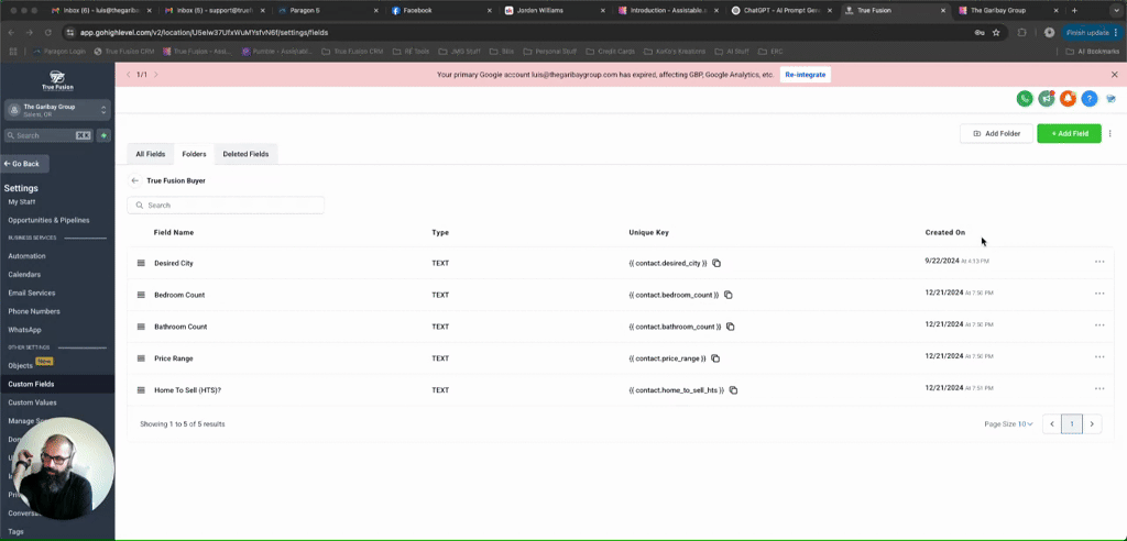 Auto Data Collection · Assistable.ai