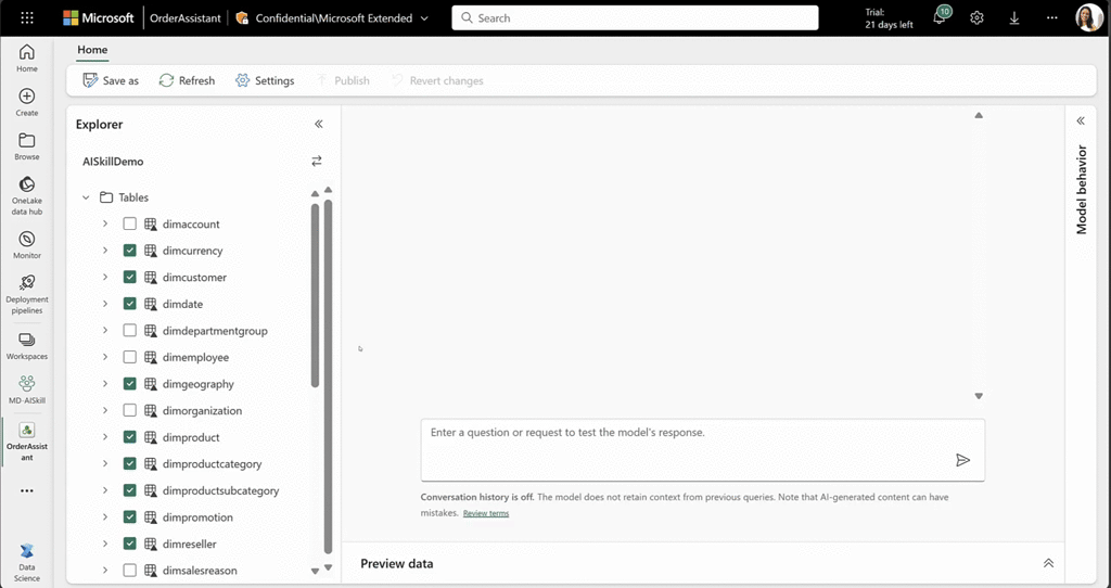 AI SKILLS - new Fabric item released (Public Preview) · Learn Microsoft ...