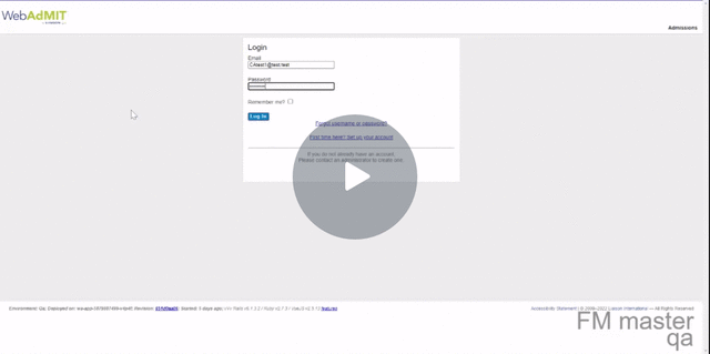 Introduction to WebAdMIT