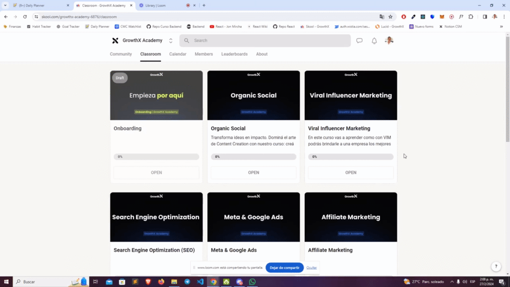 Onboarding Skool | Explicación y cómo comenzar - Onboarding · GrowthX ...
