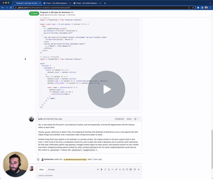 Proposal: A JSX layer for directives · Issue #94 · WordPress/block-interactivity-experiments ...
