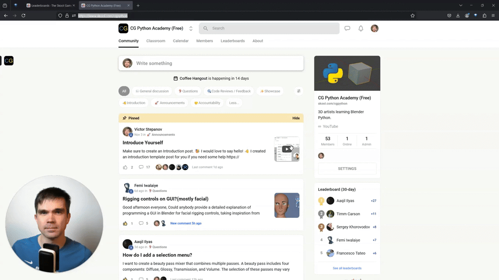Start Here - Start Here · CG Python Academy (Free)