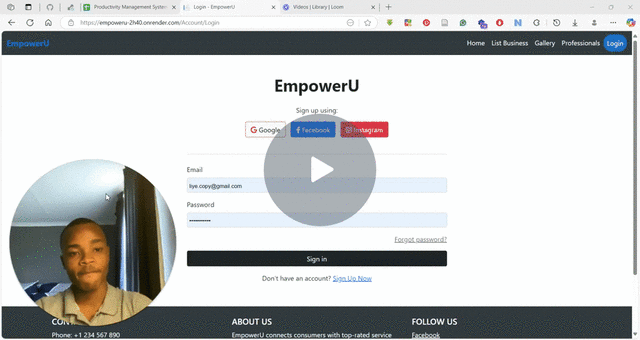 GitHub - Liye07/EmpowerU: Web Dev Project (ASP.NET MVC)