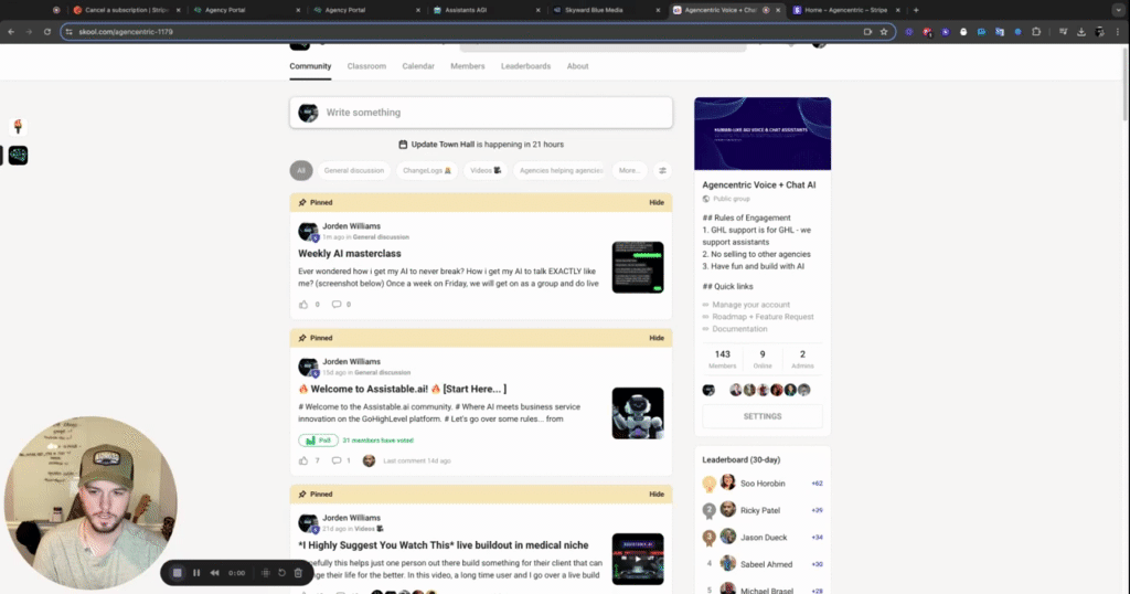 voice & chat update & masterclass stuff (watch this video) · Assistable.ai