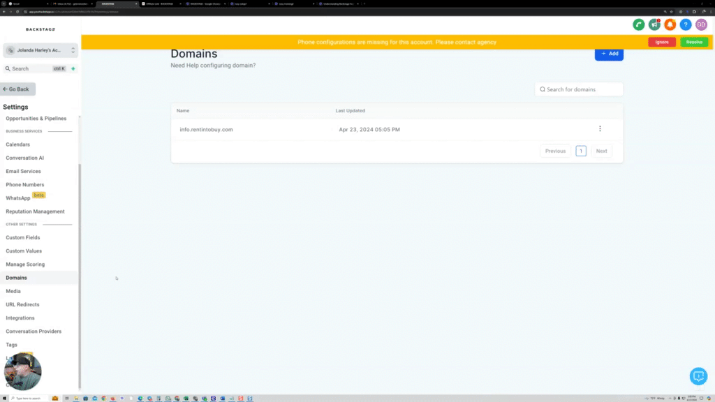 STEP 3 EASY SET UP - DEBT CLEANSE ONBOARDING · BACKSTAGE