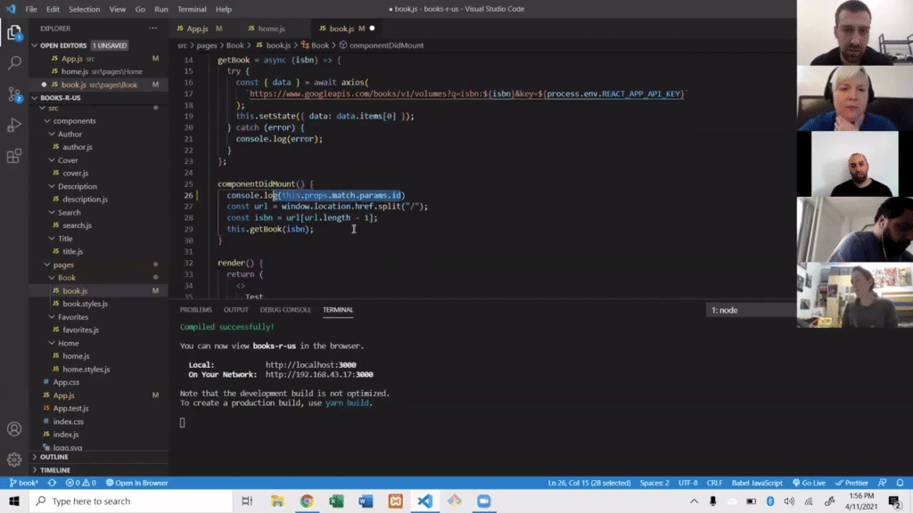 Async Await Code Pattern 3 - React · Developer Pro
