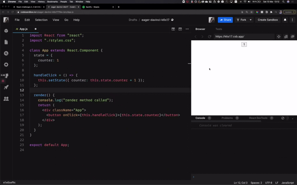 componentDidMount - lifecycle method 1 - React · Developer Pro