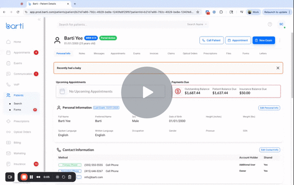 Barti Updates - December 2025 – Barti Help Center