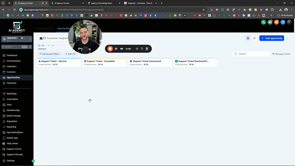 🚨 [Video Walk-Through] GHL Customer Support Ticket System Snapshot ...