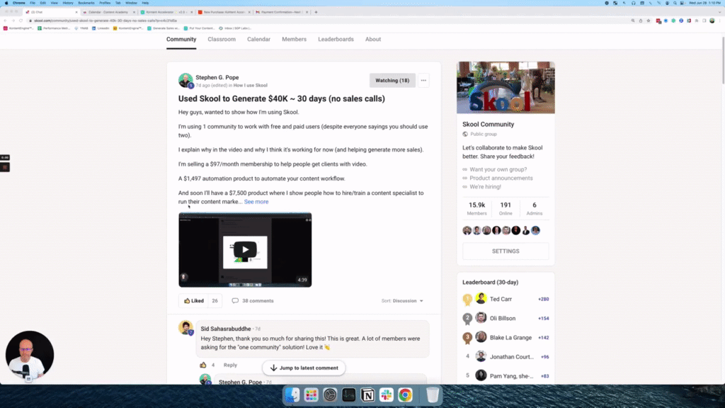 $40K in 30 days Using Skool & ThriveCart Payment Integration · Skool Community