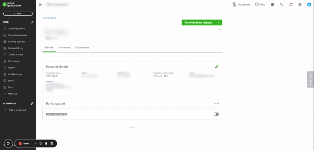 Can my customers and vendors enter their banking details into ...
