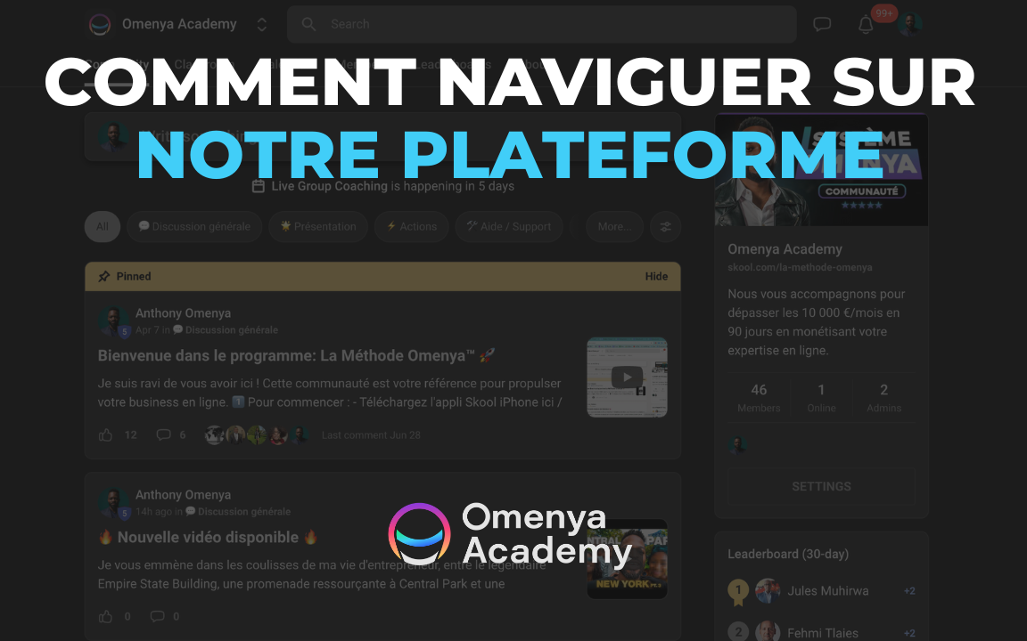 Bienvenue dans la Omenya Academy™ 🚀 · Omenya Academy