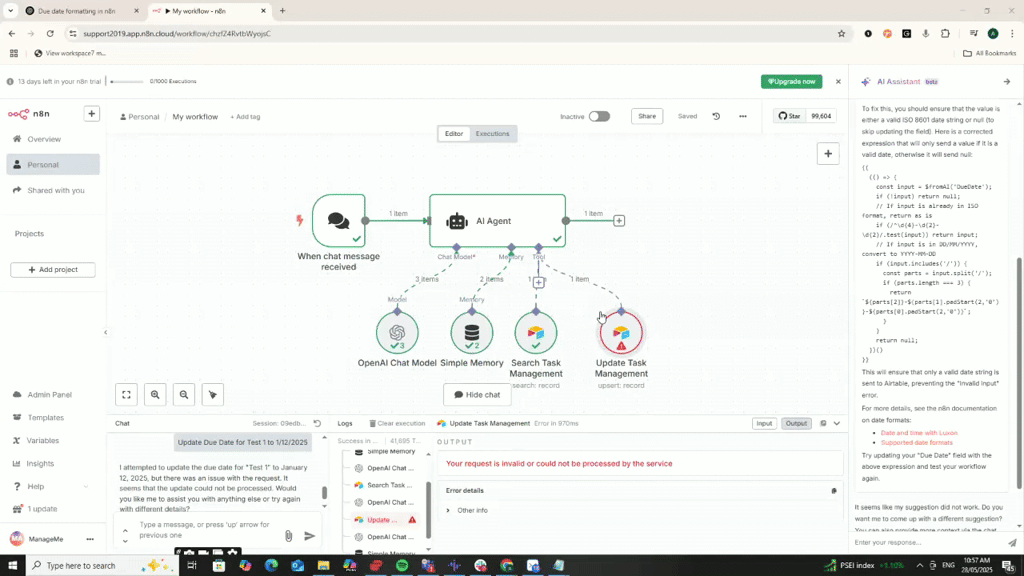 Hi everyone, does anyone know how to resolve issues when updating or creating records in ...