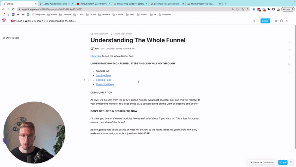 Understanding The Whole Funnel - Step 1 | Starting Your Ads · GetListings.com