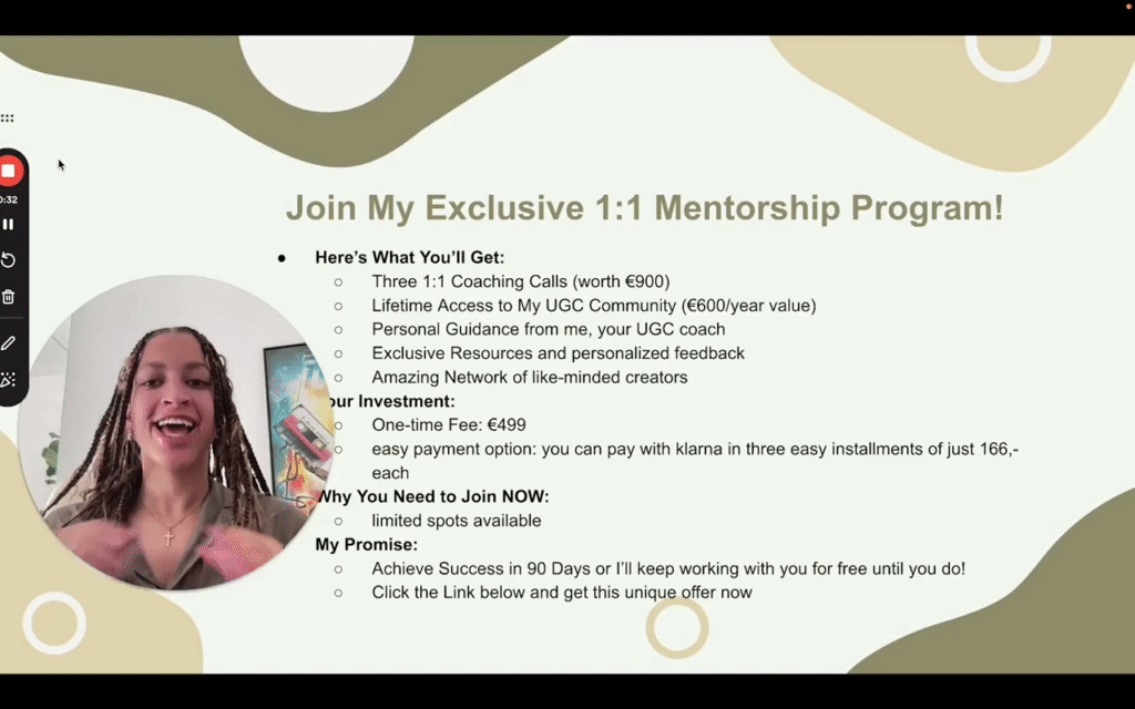 2 SPOTS AVAILABLE FOR MY 1:1 MENTORSHIP PROGRAM!! · Nyomi's Free UGC Community