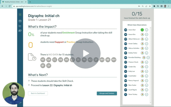 What is the Lesson Insights Page?