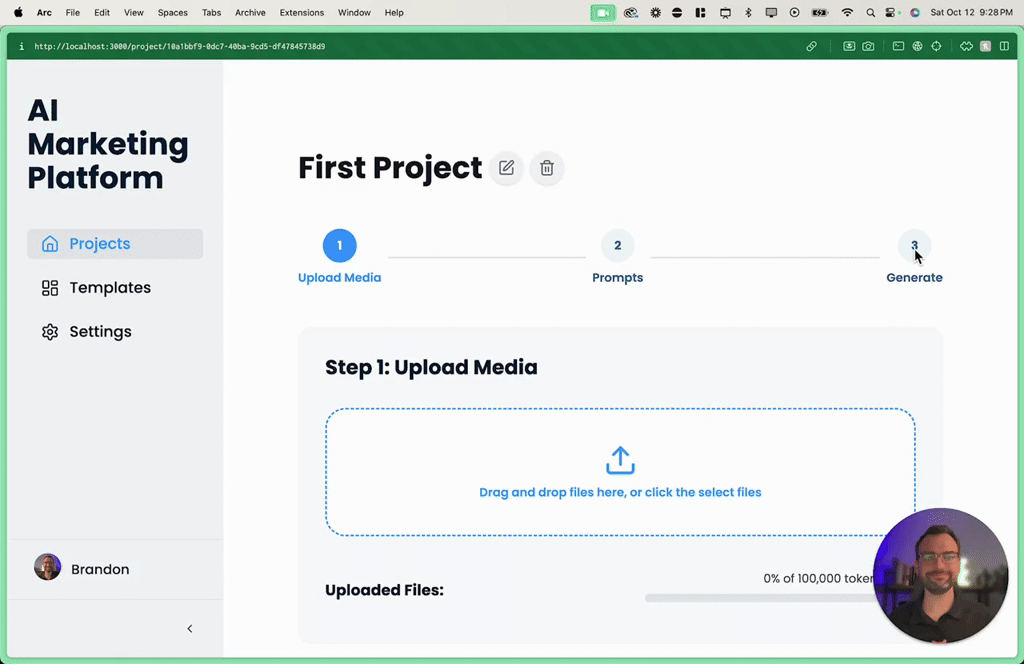 Refactor Overview - Fullstack AI Marketing Platform · AI Developer Accelerator