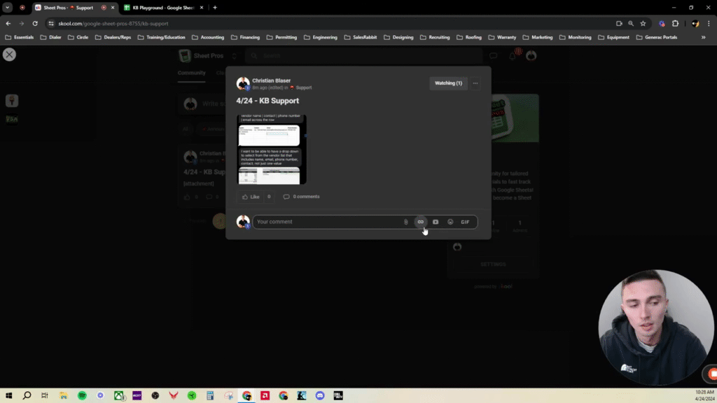 4/24/24 - KB Support - KB Solutions · Sheet Pros