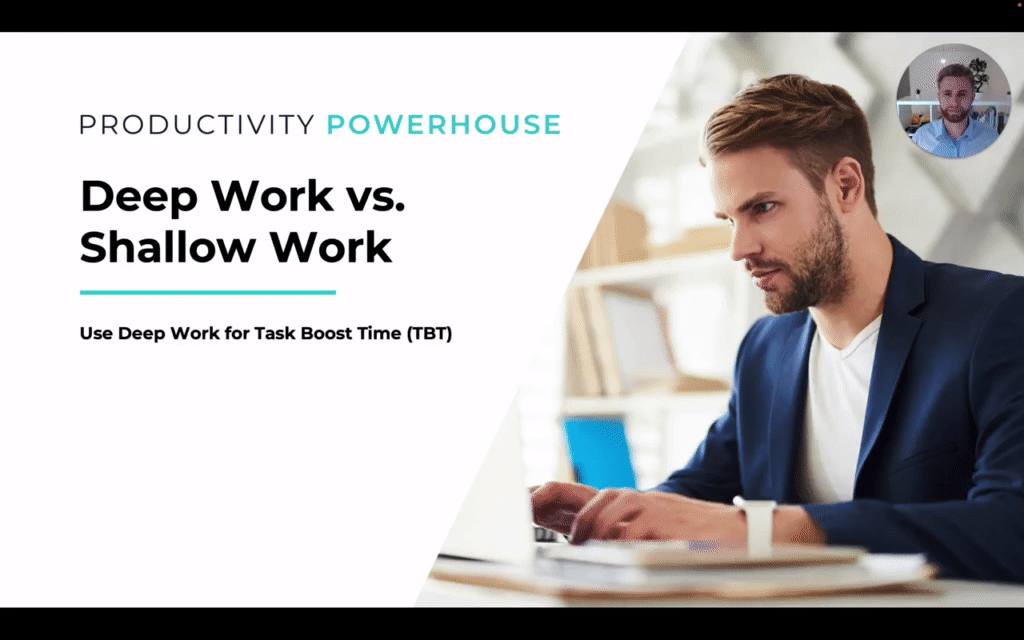 Deep Work vs. Shallow Work - Deep Work Masterclass · ADHD ...
