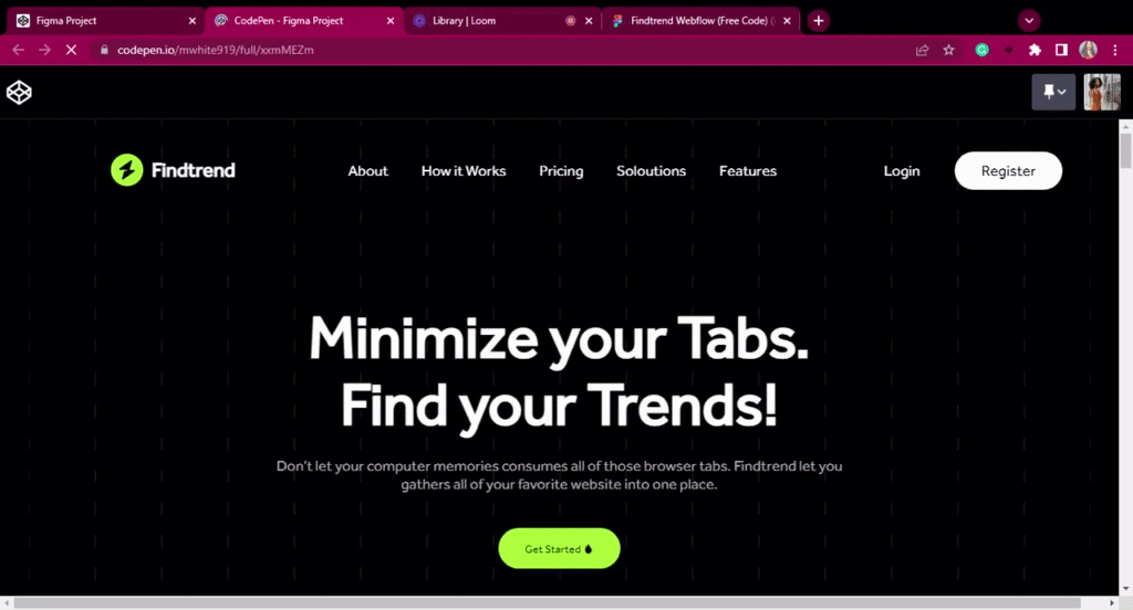 Figma Tab Project · Developer Pro