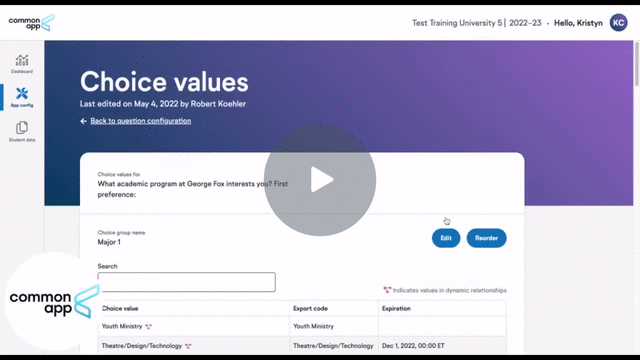 Expiring choice values best practices