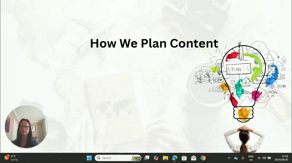 How we plan content - Behind The Scenes · The Overflow Circle & Co.