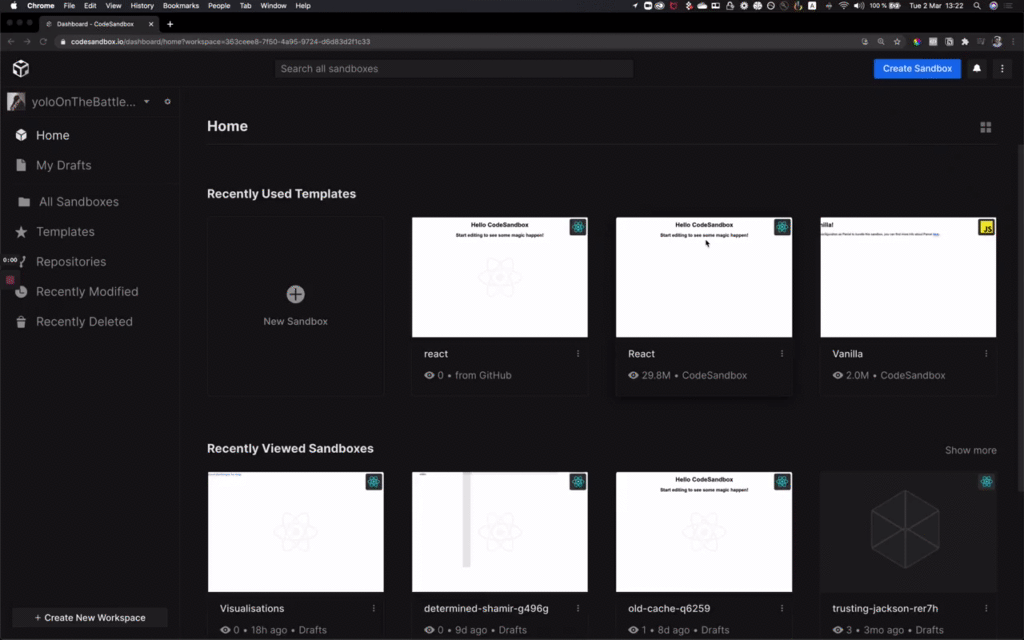 Where to write your code - React · Developer Pro