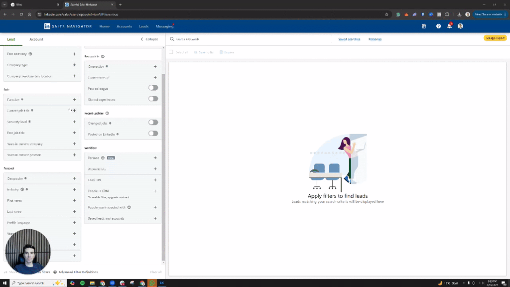 Dialing in Targeting in Ulinc - LinkedIn DM Outreach · LinkedIn Legends