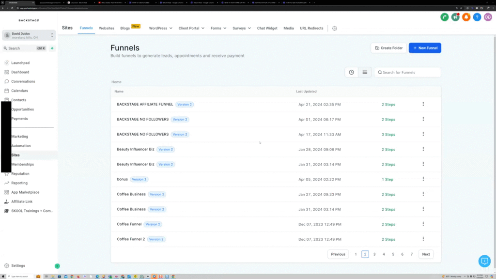 HOW TO ADD PAGES - BUILDING PAGES FAQ HOW TO DO THE BASICS · BACKSTAGE