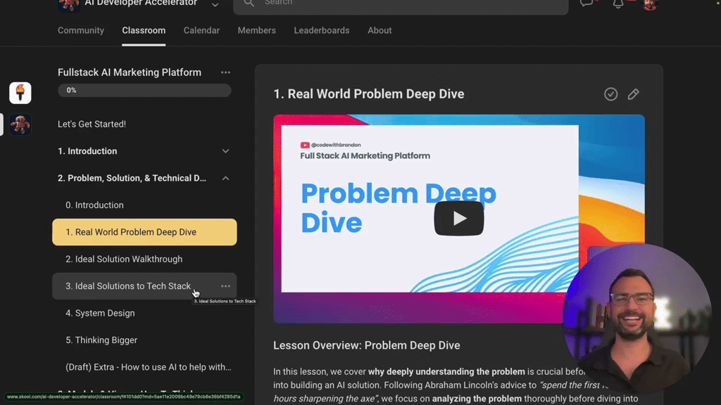0. Introduction - Fullstack AI Marketing Platform · AI Developer Accelerator