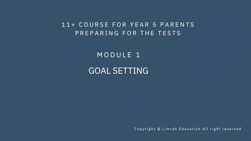 Introduction To Goal Setting - 2. Goal Setting · 11 Plus Journey