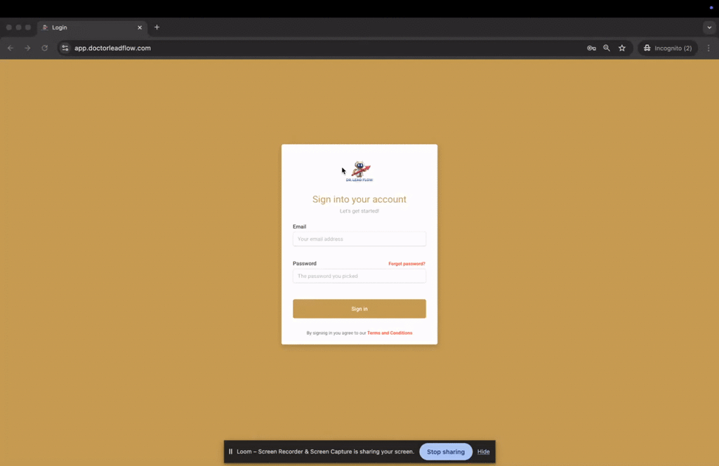🎥 Client Onboarding: Dr. Lead Flow System Walkthrough · Lead Flow Accelerator