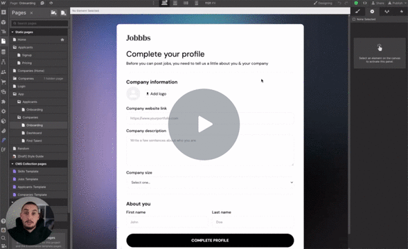 #93 - Force Valid URLs in Form Input | Webflow Powerups